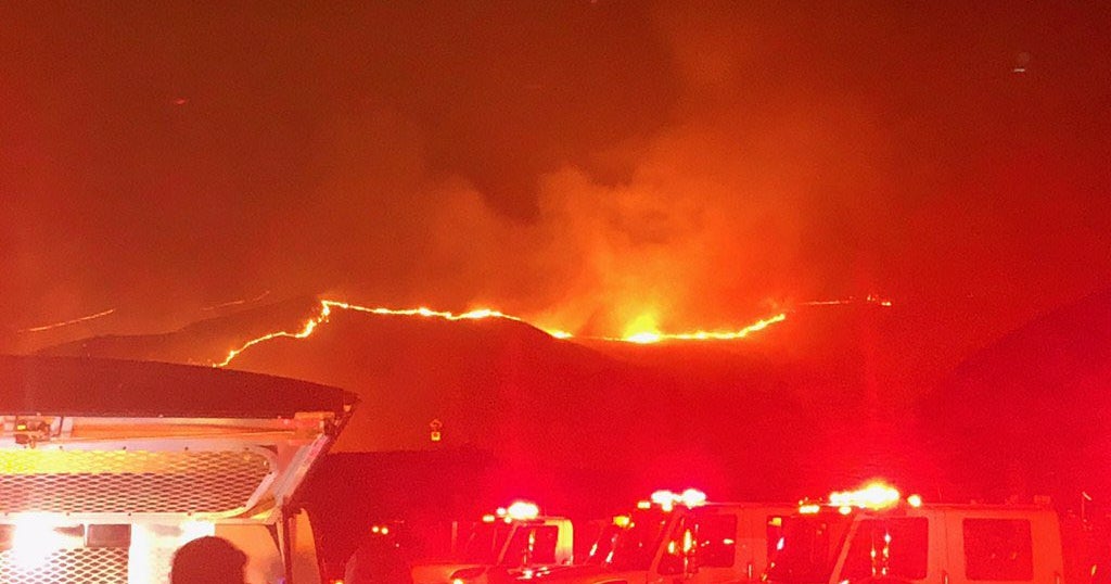 Wildfire East Of Mount Hamilton In Stanislaus County Scorches 1,000 ...