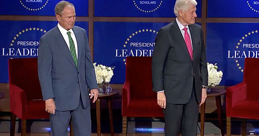 George W. Bush, Bill Clinton Recognize Graduates Of Leadership Program ...