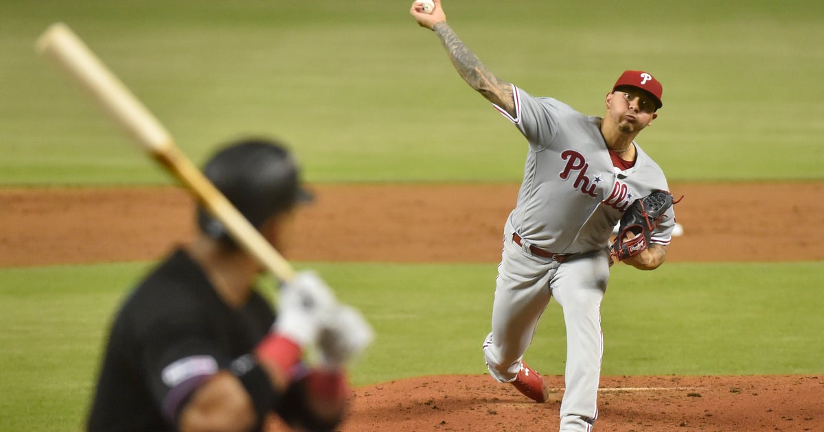 Phillies' 4-Game Win Streak Snapped In 6-2 Loss To Marlins - CBS ...