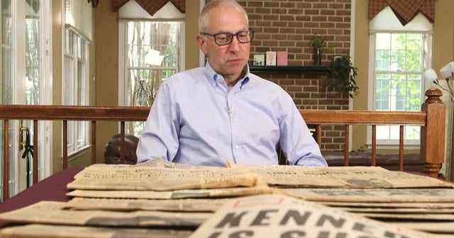 Former paperboy gives away decades of historic headlines - CBS News