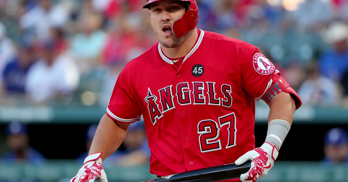 Mike Trout Hits 2 Home Runs As Angels Defeat Rangers 6-2 - CBS Texas