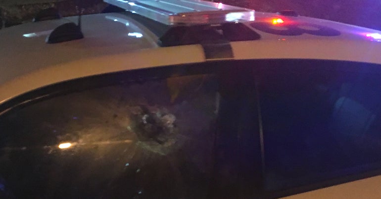 Dallas Police Officer Injured After Fireworks Shot At Patrol Car - CBS ...