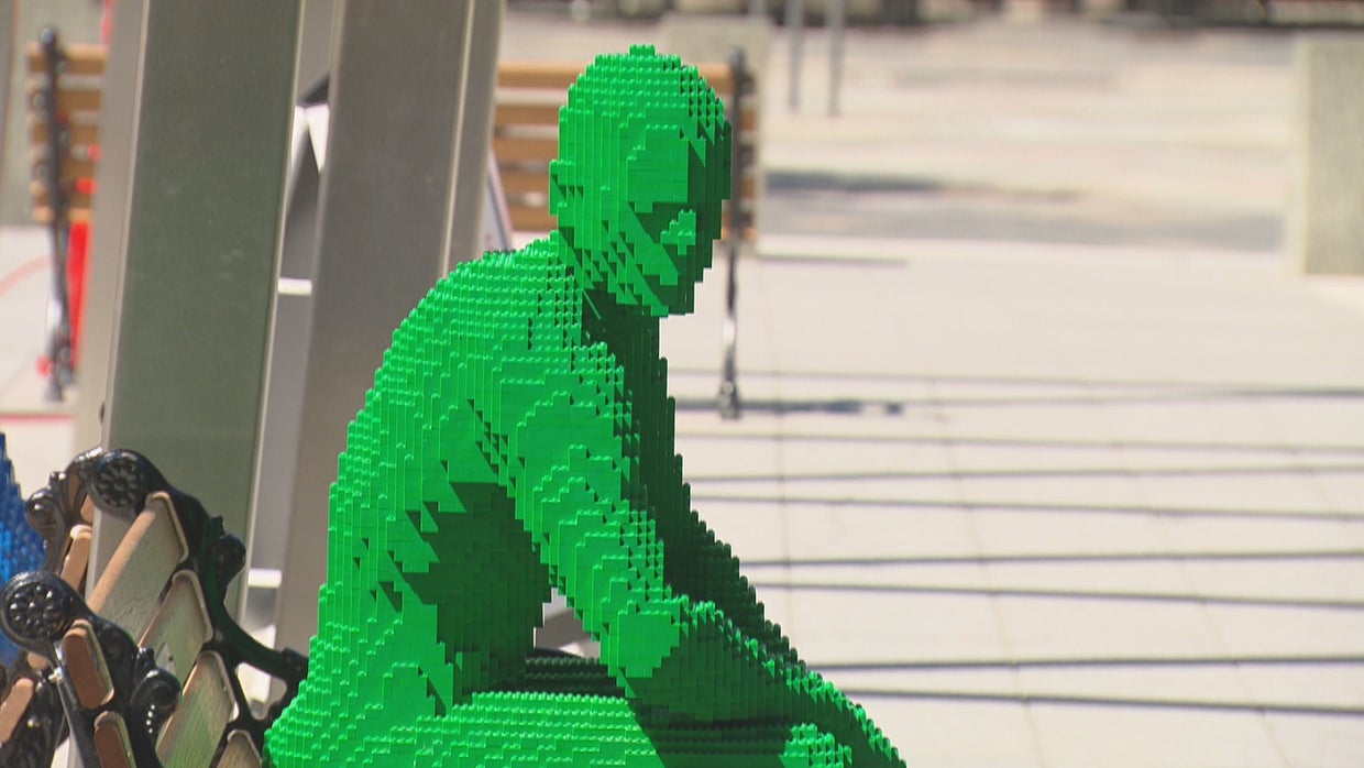 Lego Figures Encourage Interaction With Art - CBS Colorado