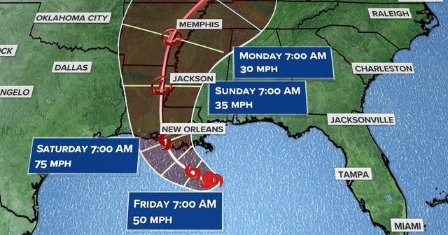 What to expect from Tropical Storm Barry - CBS News