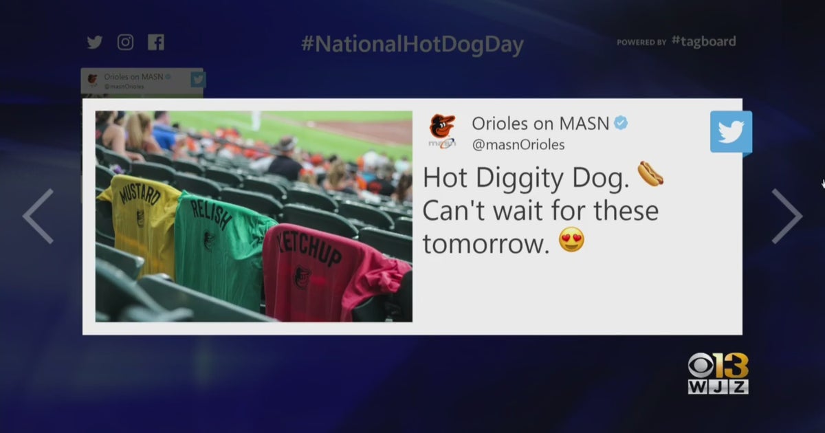 O's Celebrating National Hot Dog Day With $1 Hot Dogs - CBS Baltimore