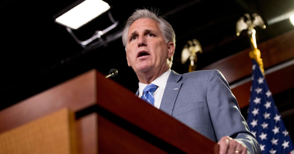 GOP leader continues steadfast defense of Trump's racist attacks - CBS News