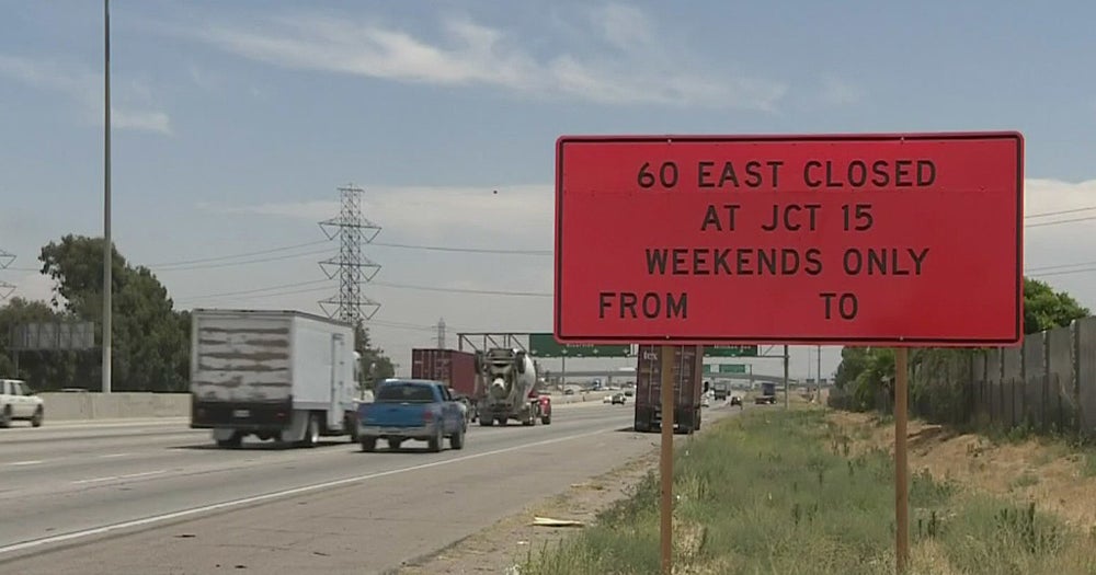 Full Closure Of Eastbound 60 Freeway Lanes Kicks Off '60 Swarm' Tonight ...