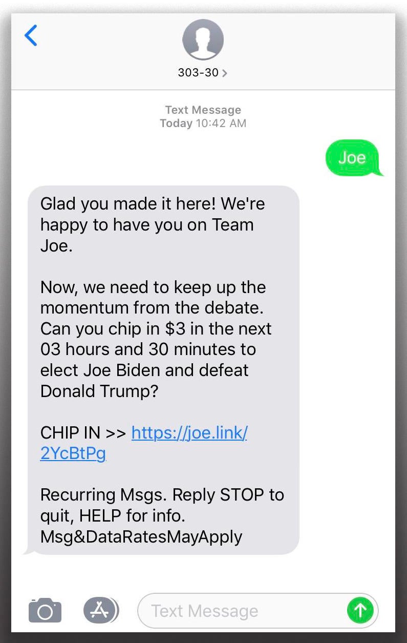 Joe 30330: Biden says "Go to Joe 30330" in debate, confusing viewers ...