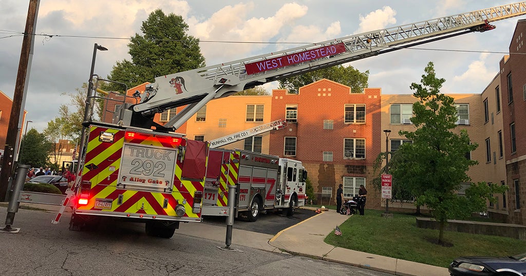 Fire Reported At Apartment Building In Homestead - CBS Pittsburgh