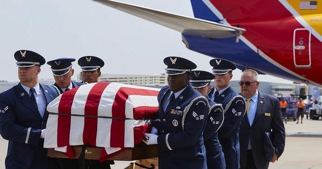 U.S. Air Force Col. Roy Knight welcomed home with full military honors ...