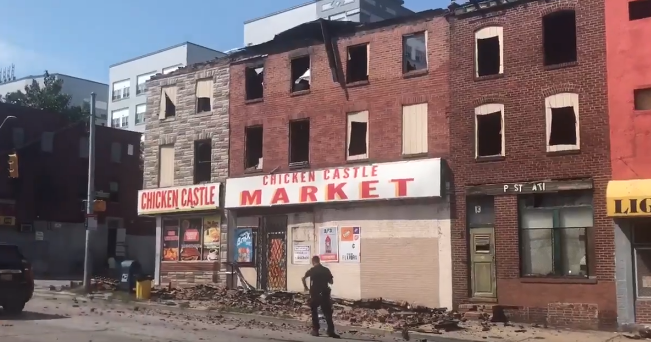 Partial Building Collapse On Greenmount Ave In East Baltimore - CBS ...