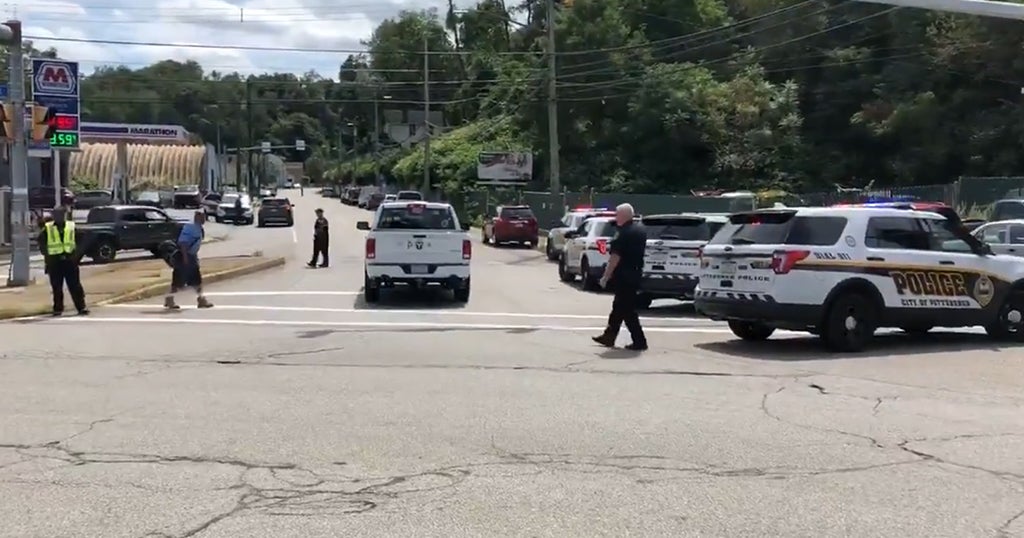 SWAT Team On The Scene Along Chartiers Street In Elliott - CBS Pittsburgh