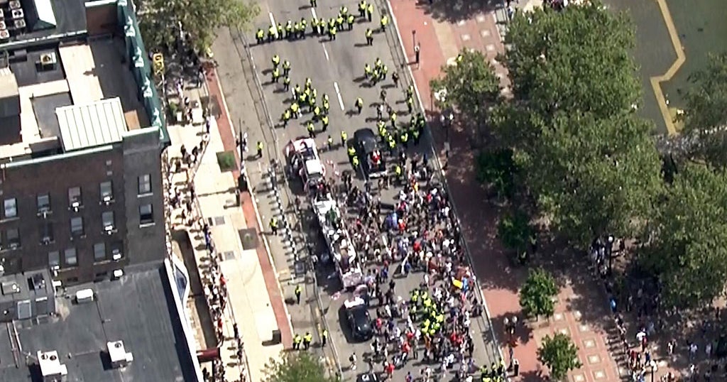 Strong Boston Police Presence Visible Along Route Of Straight Pride ...