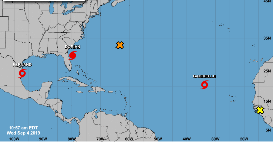 Tropical Storm Fernand: Now a tropical depression as it dumps heavy ...