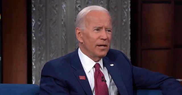 Biden addresses recent gaffes during "Late Show" interview with Stephen ...