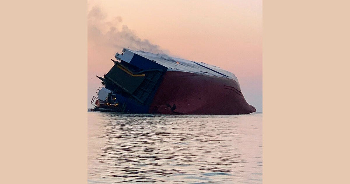 Georgia cargo ship: At least 4 missing after cargo ship overturns and ...