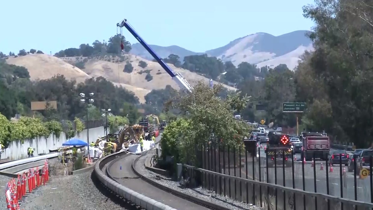 BART Says Track Work Near Lafayette, Highway 24 Ahead of Schedule - CBS ...