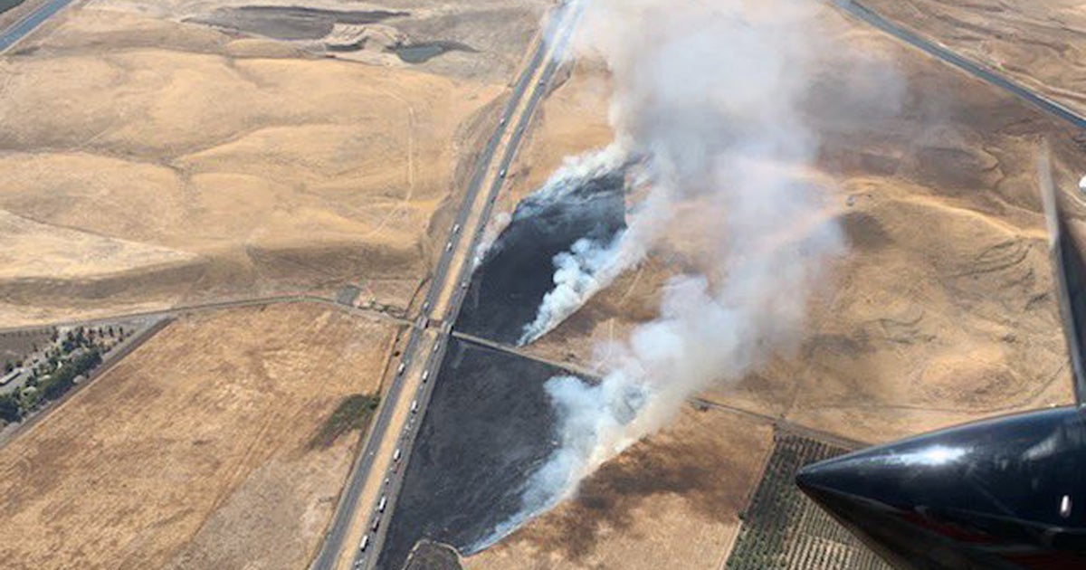 Wildfire Off I-5 Between Patterson And Newman Stopped At 160 Acres ...