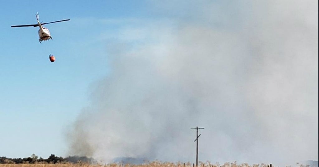 Forward Spread Of Baseline Fire In Placer County Stopped - CBS San ...