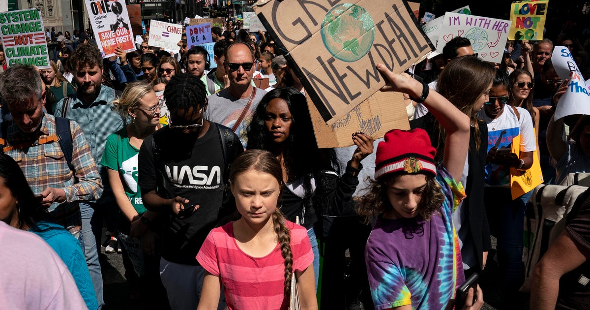 Global climate change strike today: Millions hit the streets in NYC and ...