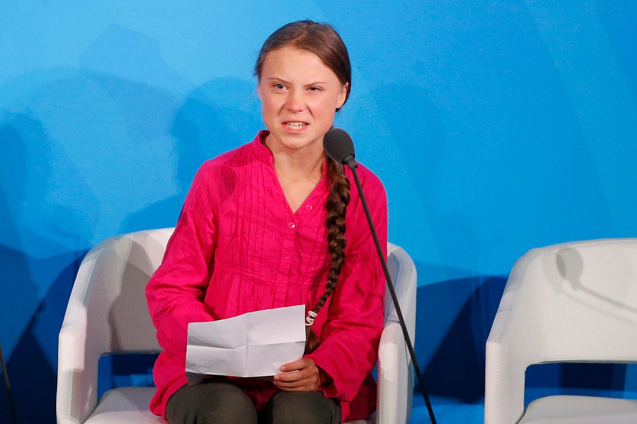Greta Thunberg U.N. speech: "You have stolen my dreams," climate ...