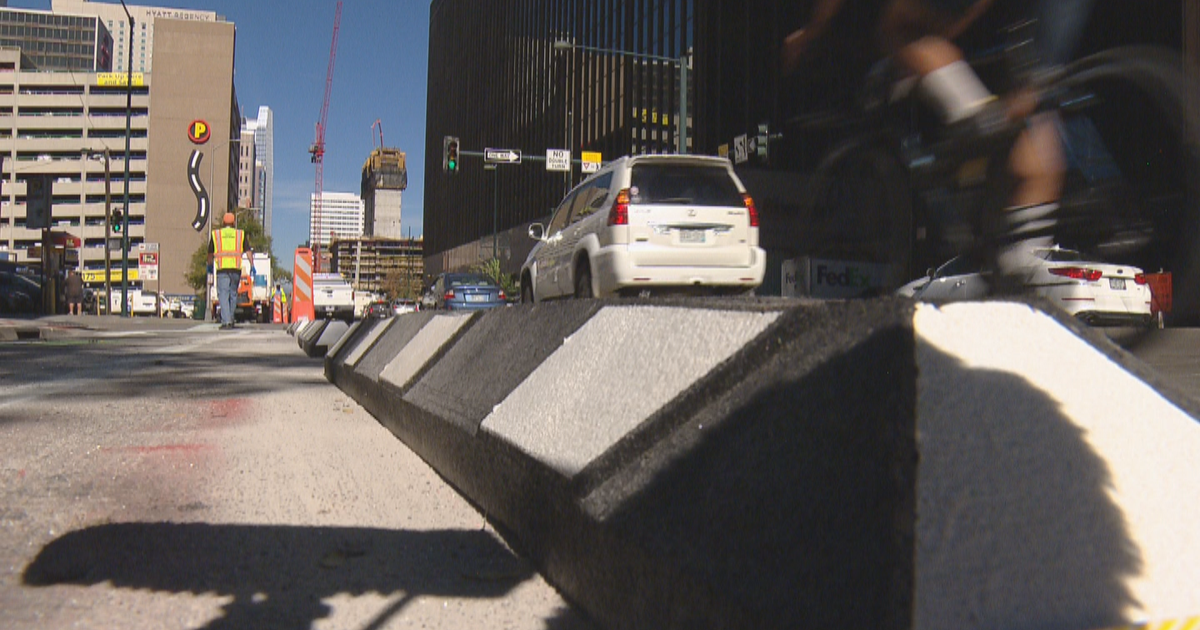 Rubber Curbs Added To 15th Street In Denver To Improve Cyclist Safety ...