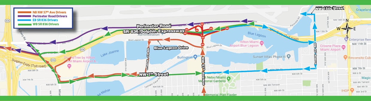 Traffic Alert: SR 836/Dolphin Expressway Entrance, Exit Ramps Closed At ...