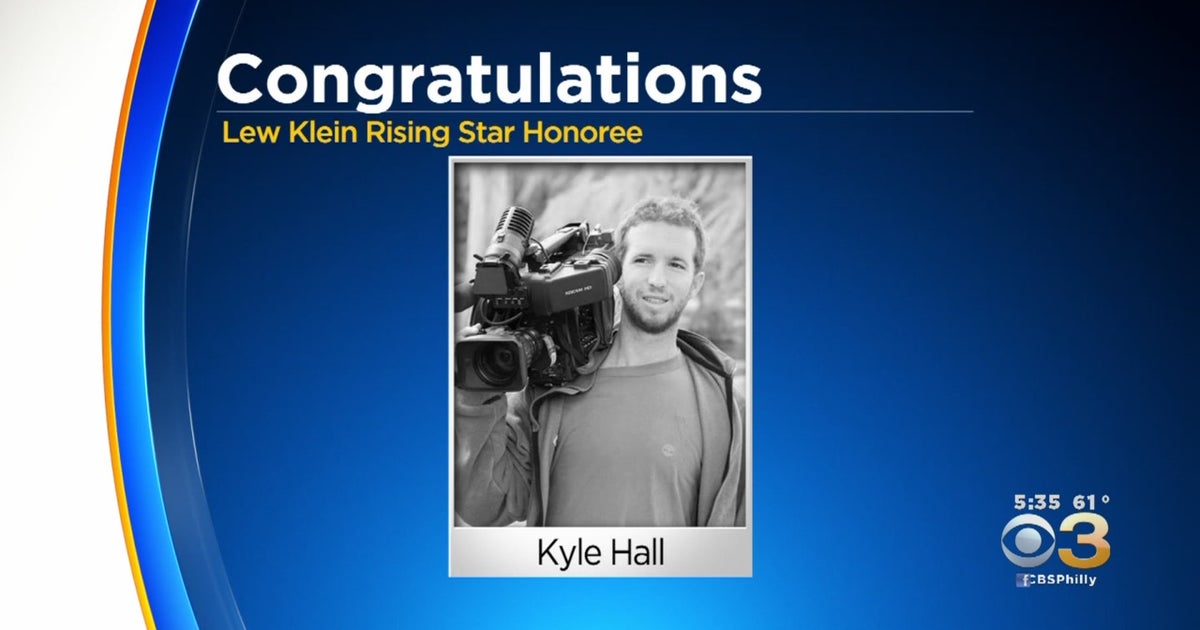 CBS3 Photographer And Editor Kyle Hall Honored At Lew Klein Awards ...