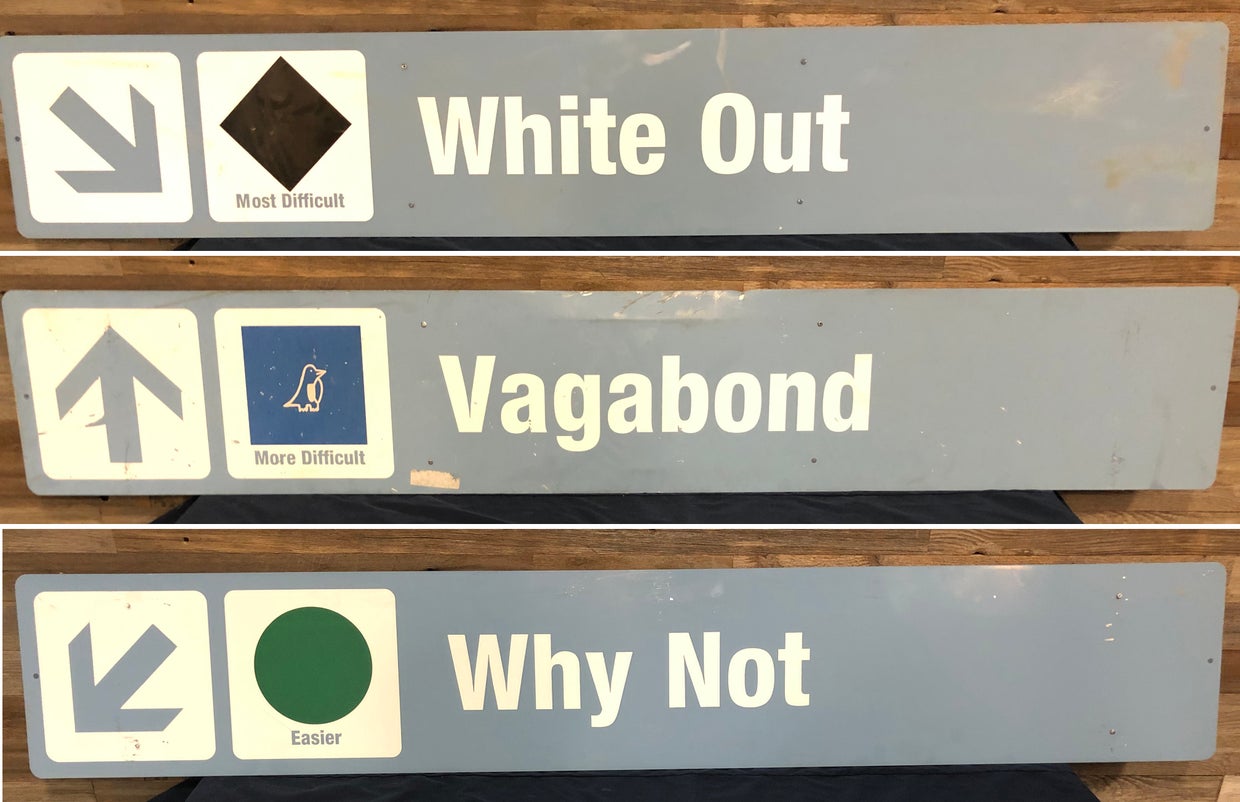 Steamboat To Auction Ski Run Signs - CBS Colorado