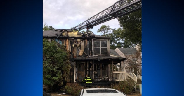 Laurel Townhome Fire Causes $140K In Damage - CBS Baltimore