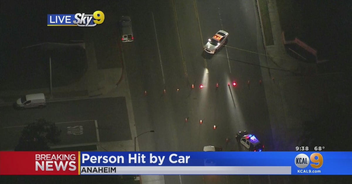Pedestrian Left With 'Major Injuries' After Being Hit By Car In Anaheim ...