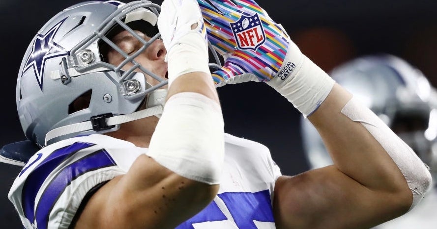 Cowboys LB Leighton Vander Esch Leaves Eagles Game With Neck Injury ...