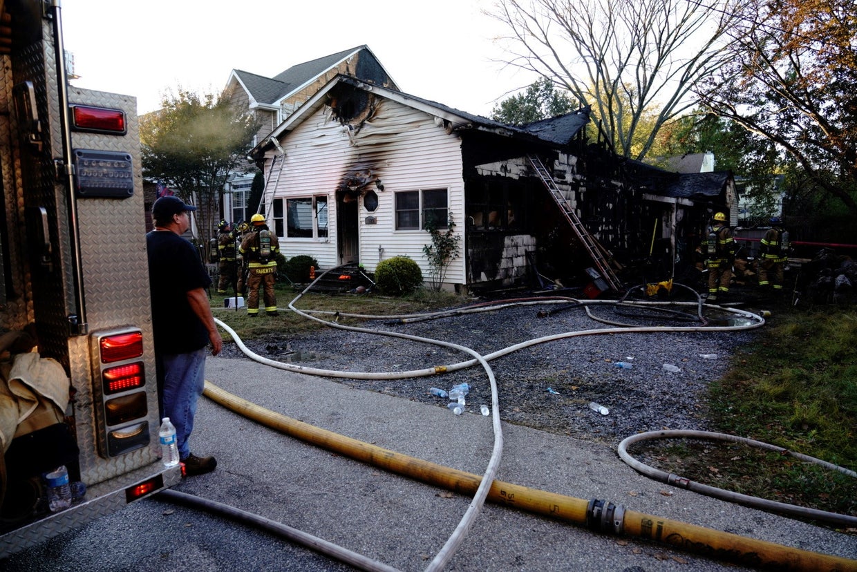 Family Of 4 Displaced After Fire Destroys Edgewater House - CBS Baltimore