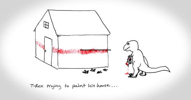 Hugh Murphy's humorous T-Rex - CBS News