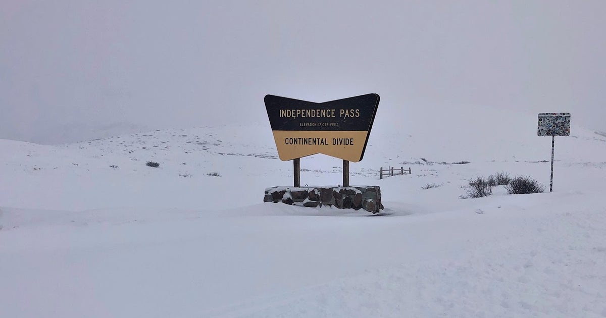 Colorado's Independence Pass closed for the winter - CBS Colorado