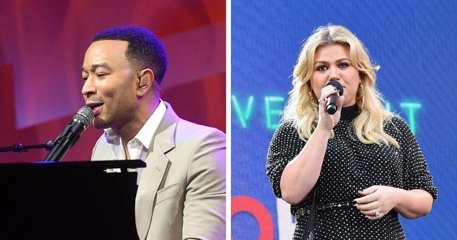 John Legend "Baby It's Cold Outside": Singer and Kelly Clarkson release ...