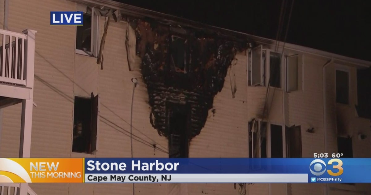 Overnight Fire Sends Flames Through Roof Of Stone Harbor Condo Building ...