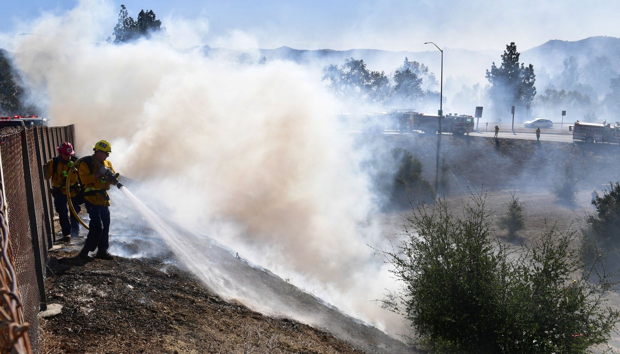 PHOTO GALLERY: Crews Battle Easy Fire In Simi Valley