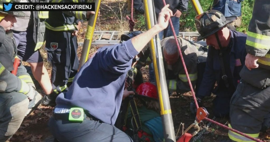 Woman Rescued After Falling Into Well In New Jersey - CBS New York