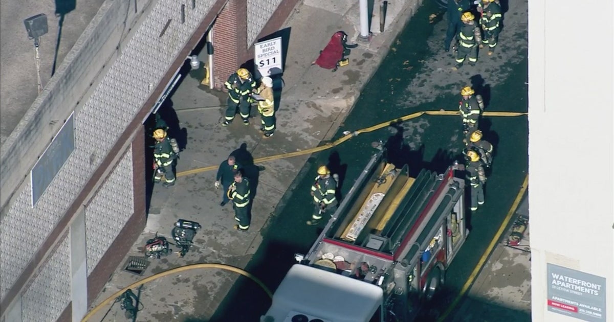 2-Alarm Fire Breaks Out Inside Old City Parking Garage - CBS Philadelphia