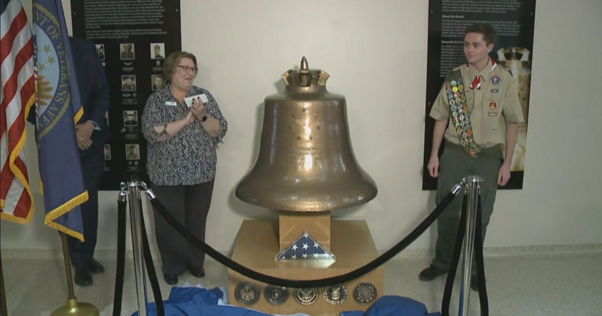 Honor Bell Prototype Finds Permanent Home At VA Hospital Campus - CBS ...