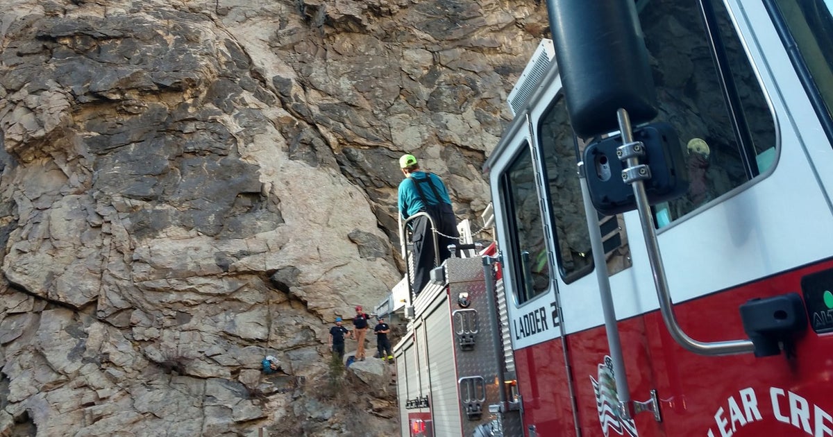 Alpine Rescue, Clear Creek First Responders Rescue Climber - CBS Colorado