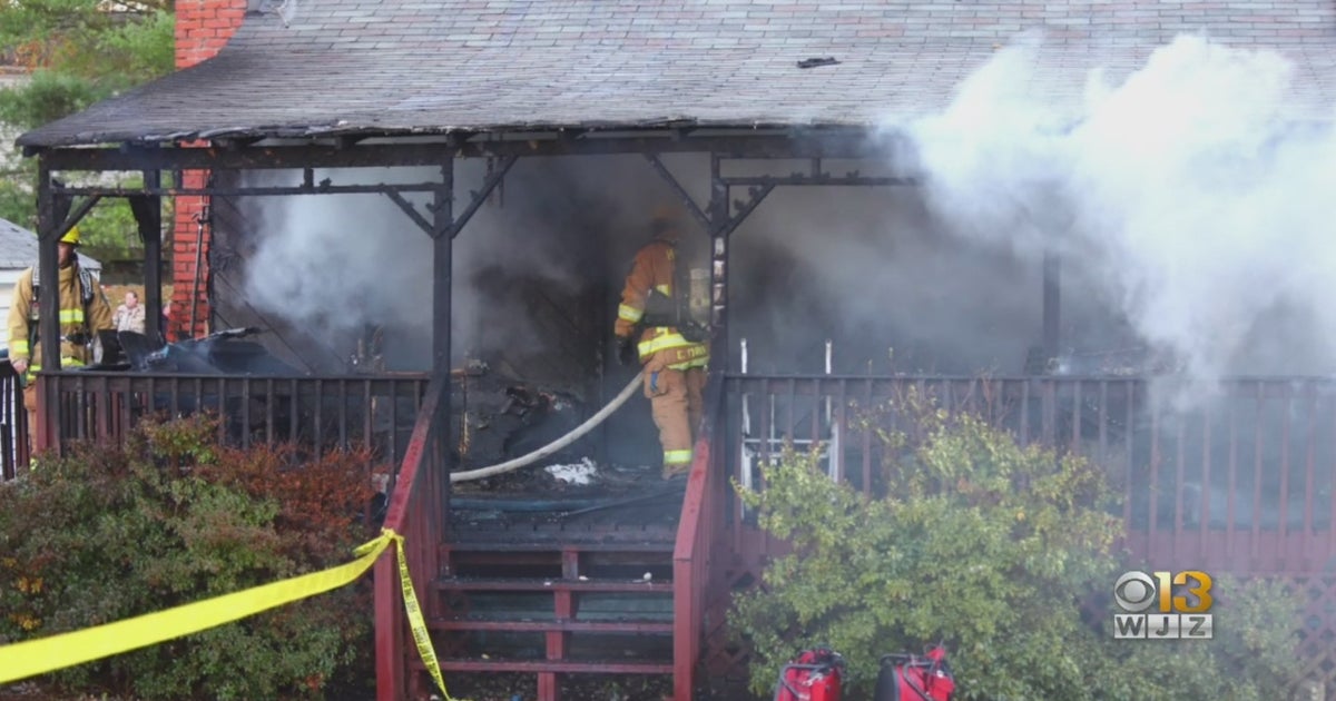 Family Displaced After House Fire In Howard County - CBS Baltimore