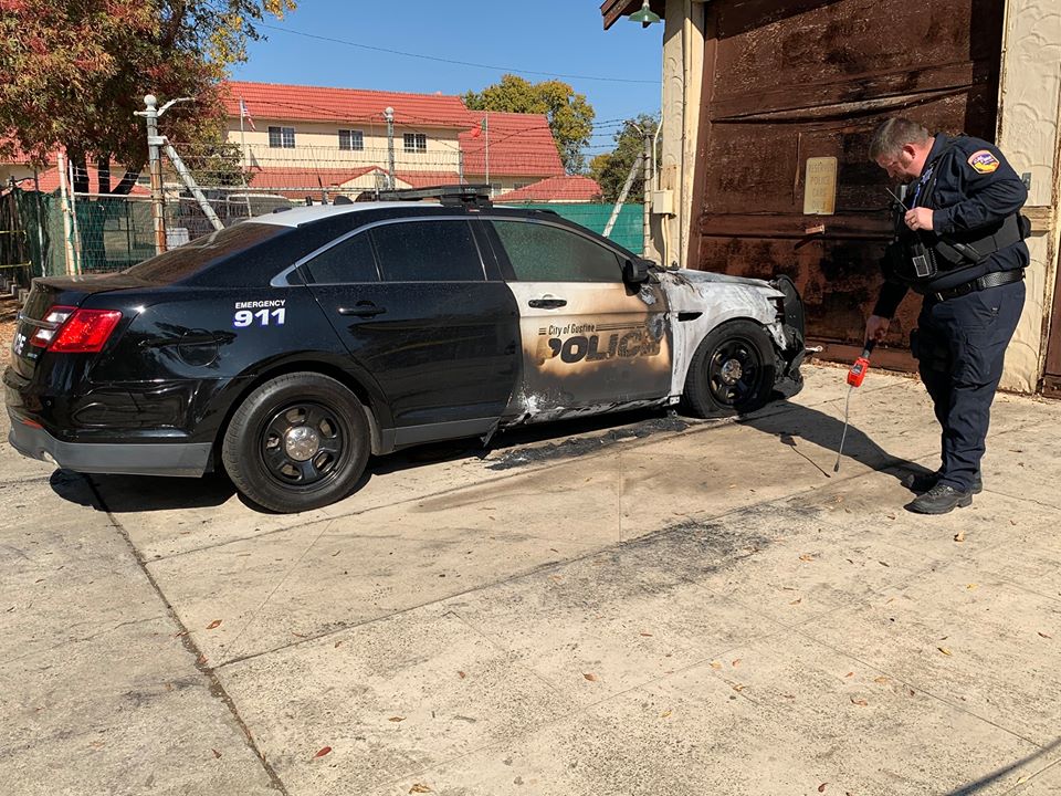 Gustine Police Looking For Suspect Who Set Cruiser on Fire - Good Day ...