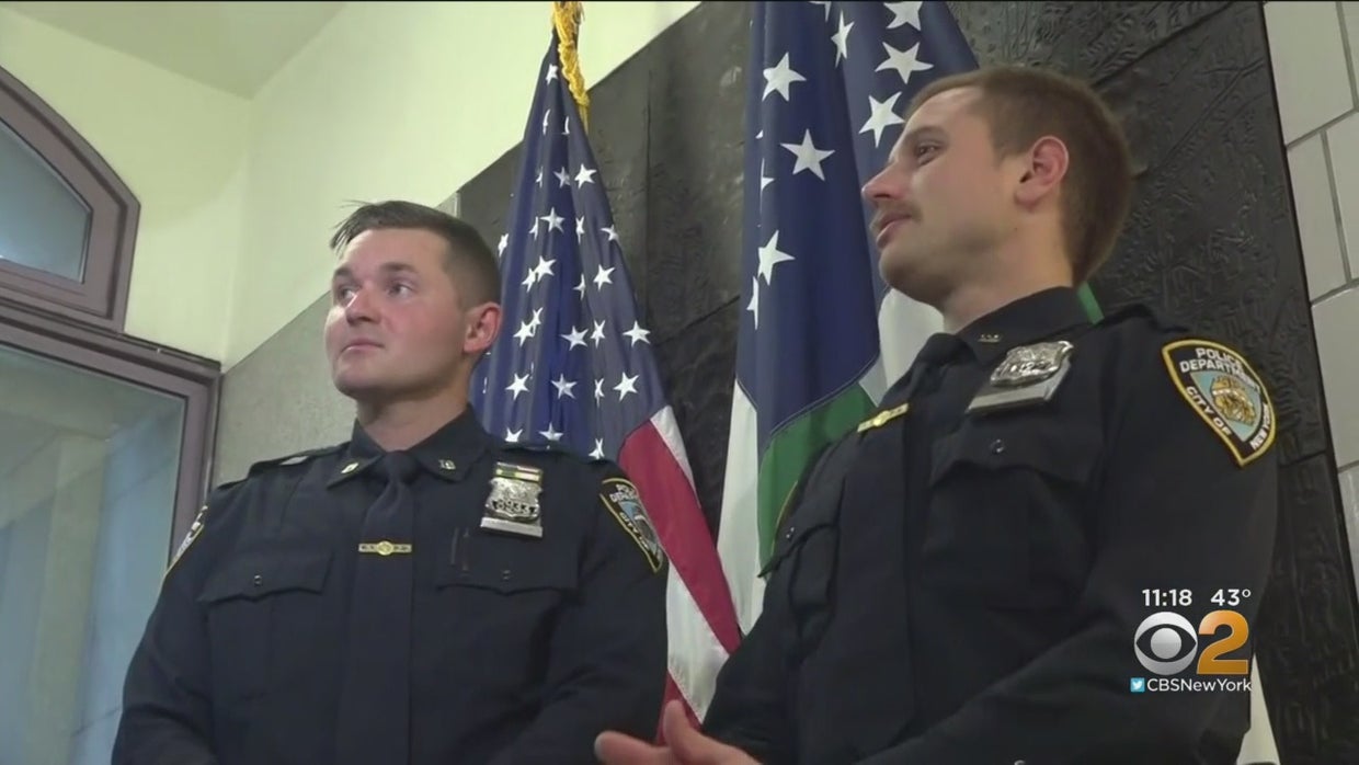 NYPD Partners Discover They Are Also Cousins After DNA Test - CBS New York