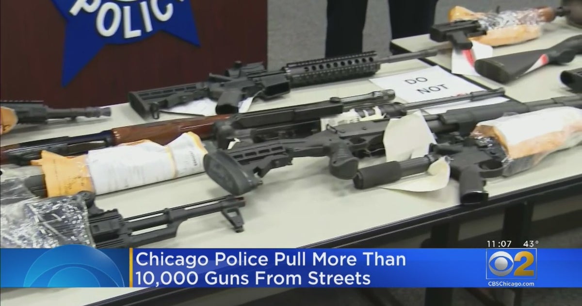 CPD: Officers Take In More Than 10,000 Guns This Year - CBS Chicago