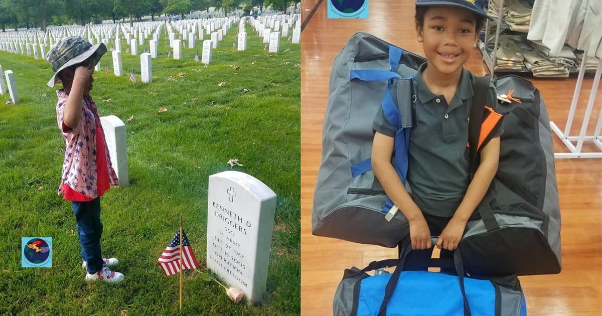 8-year-old boy, Tyler Stallings, dedicated to helping homeless veterans ...