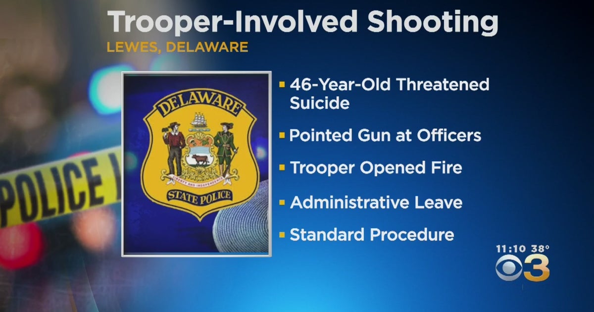 Delaware State Police Investigating Trooper-Involved Shooting That Left ...