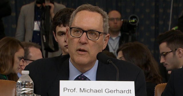 Day 6, Part 5: Michael Gerhardt's opening statement - CBS News