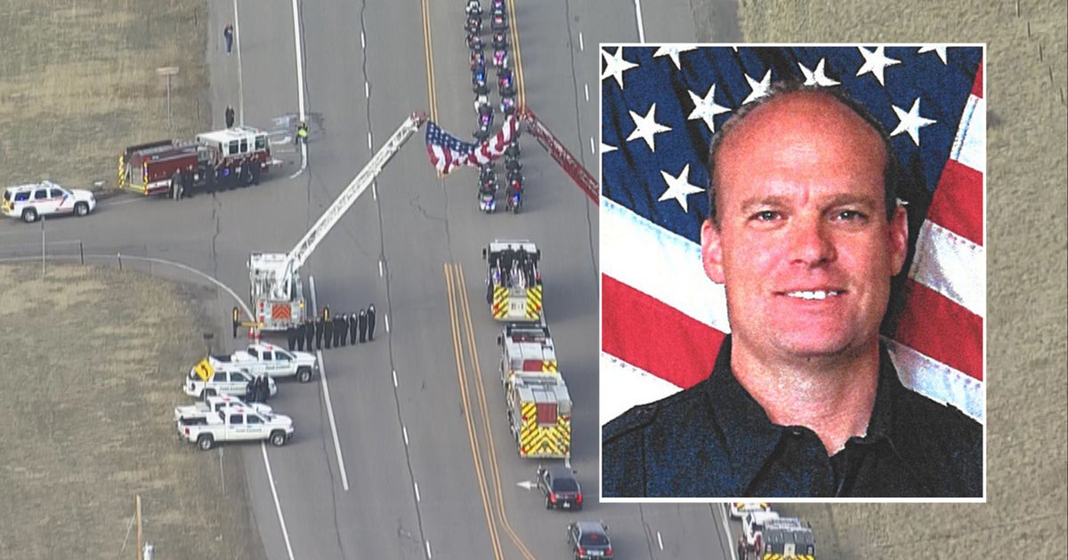 Community Honors Fallen Firefighter Ken Jones During Procession - CBS ...